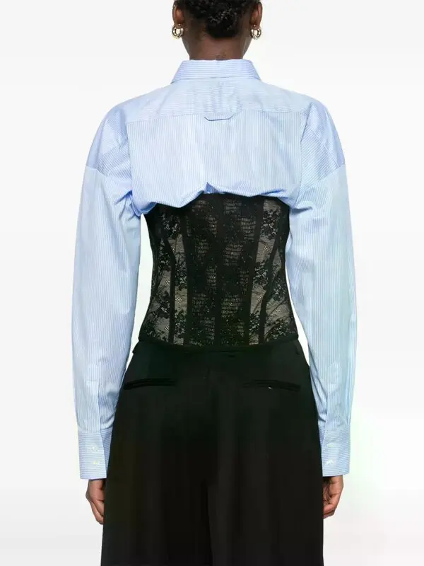 Giuseppe Di Morabito Striped Layered Shirt