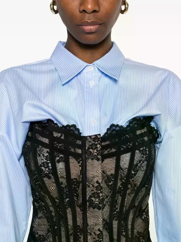 Giuseppe Di Morabito Striped Layered Shirt