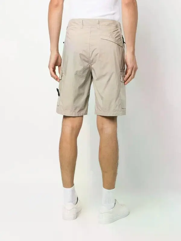 Stone Island Parachute Canvas Shorts - Neutrals