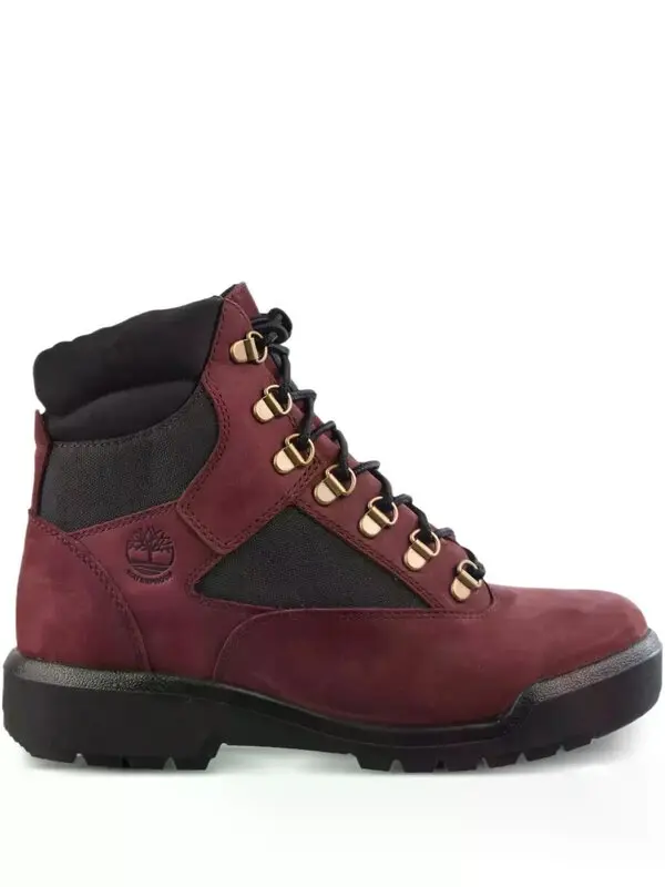 Timberland Field Boot Dark Port Boots - Red