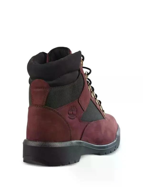 Timberland Field Boot Dark Port Boots - Red