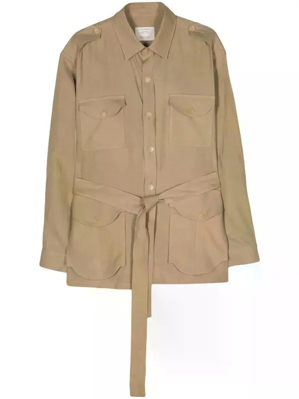 Giuliva Heritage Linen Shirt Jacket