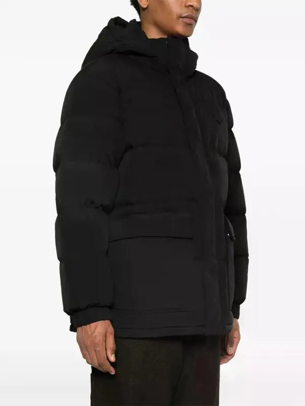 Maison Kitsuné Hooded Puffer Jacket - Black