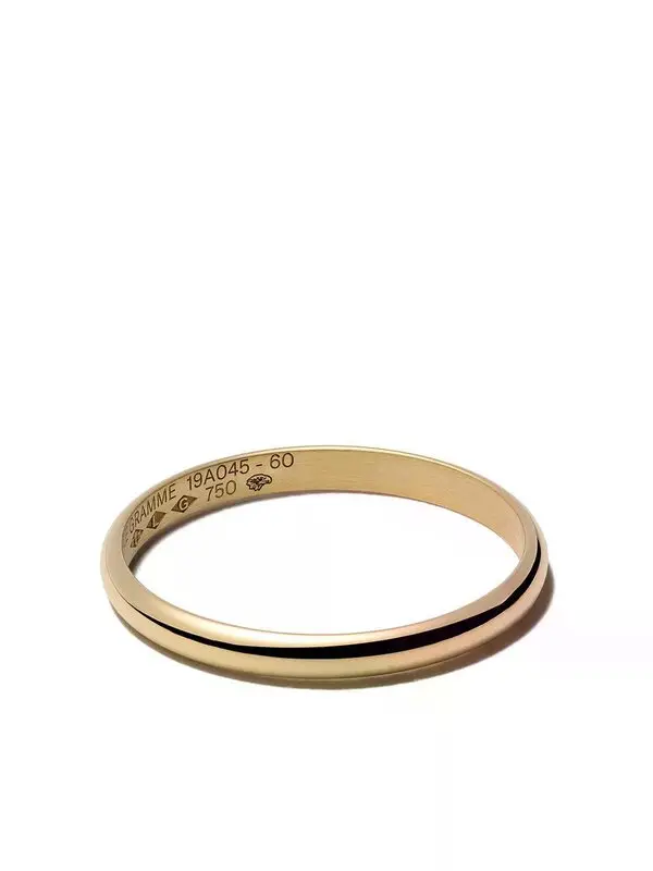 Le Gramme 18kt Yellow Le 2 Grammes Half Bangle Ring - Gold