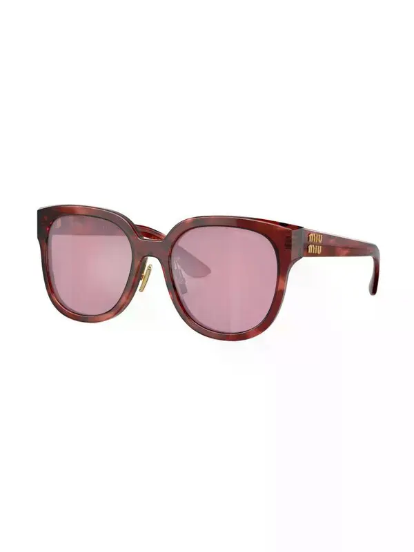 Miu Miu Logo-lettering D-frame Sunglasses