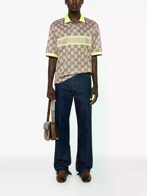 Gucci Logo-patch Straight Jeans