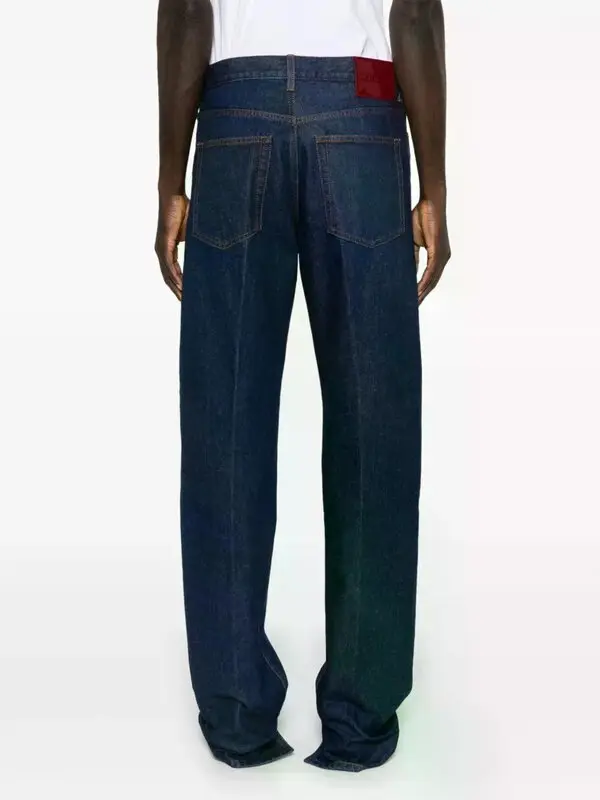 Gucci Logo-patch Straight Jeans