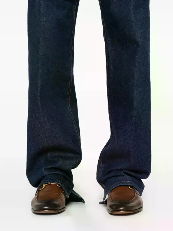 Gucci Logo-patch Straight Jeans