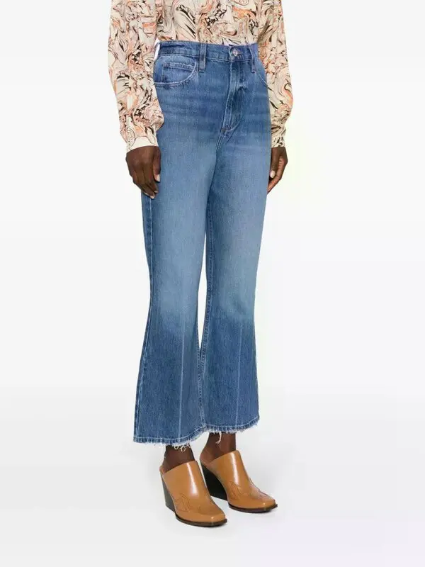 FRAME Le High 'n' Tight Flared Jeans - Blue