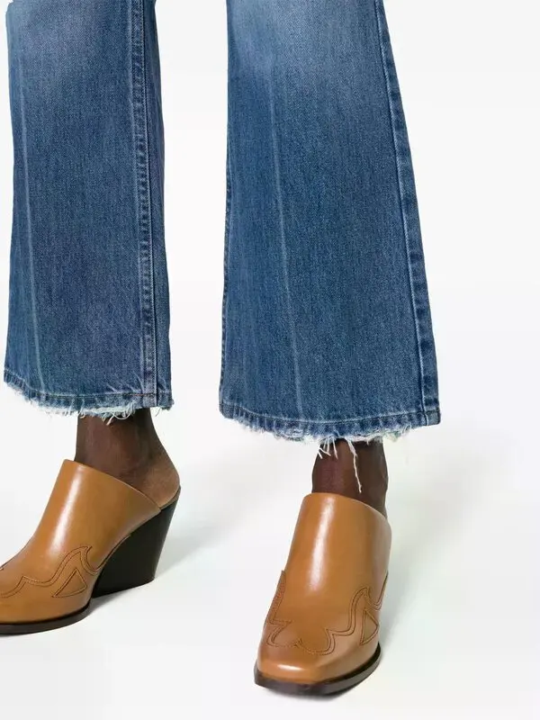 FRAME Le High 'n' Tight Flared Jeans - Blue