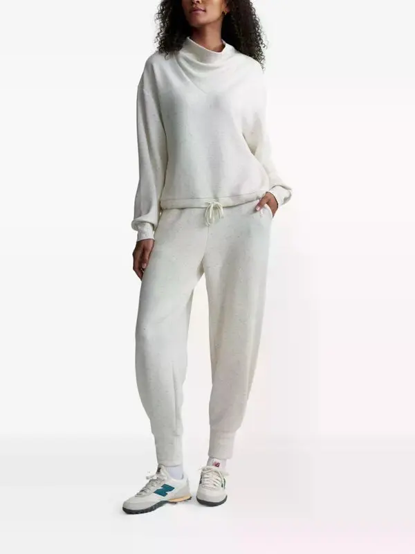 Varley Betsy Speckled Cowl Neck Sweatshirt - Neutrals