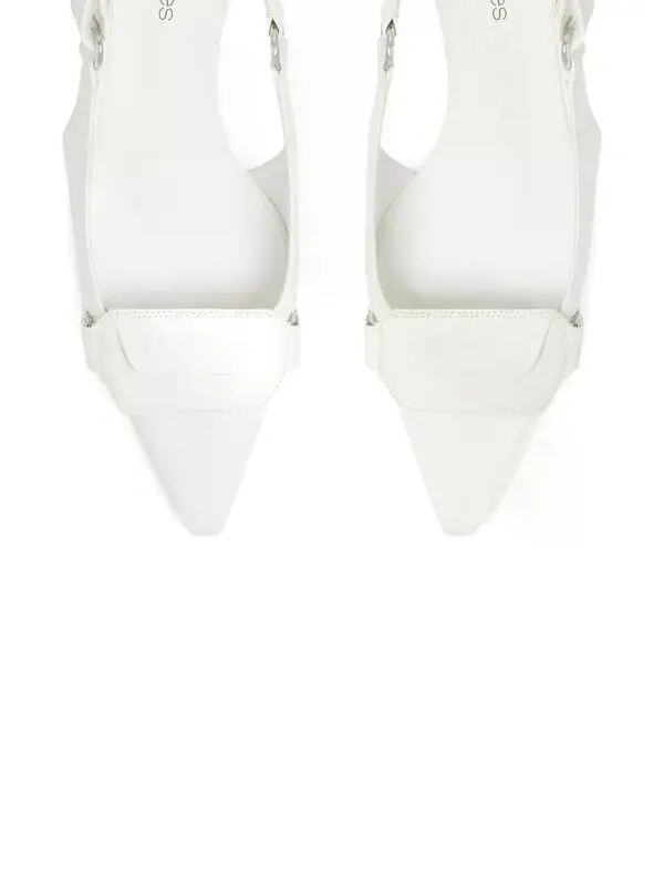 COURREGES Slingback Pumps - White