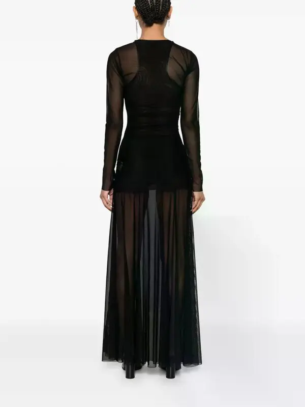 FEDERICO CINA Sheer Layered Dress