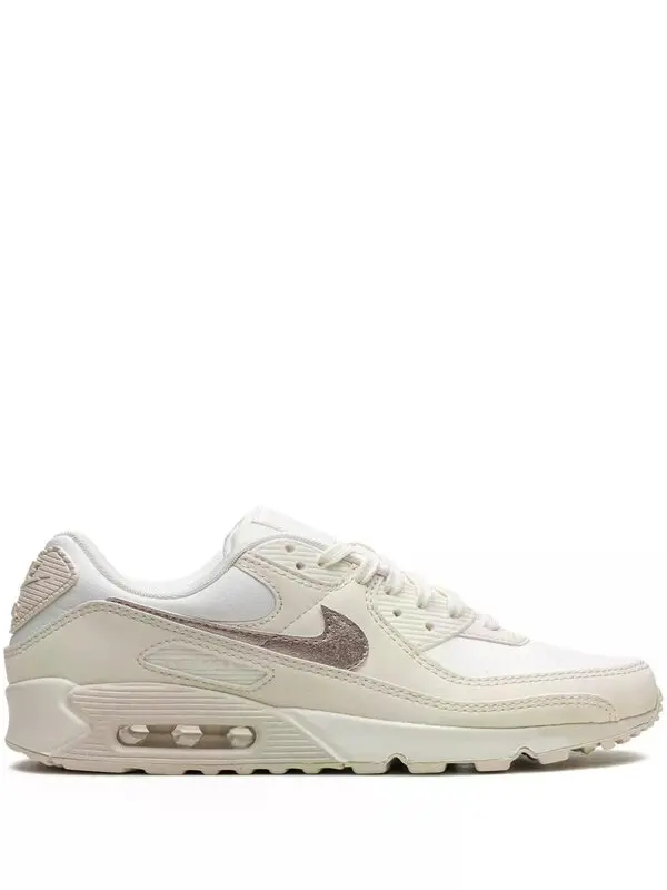 Nike Max 90 Sail Pink Oxford Leather Sneakers - Neutrals