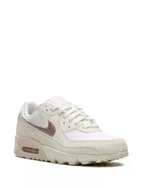 Nike Max 90 Sail Pink Oxford Leather Sneakers - Neutrals