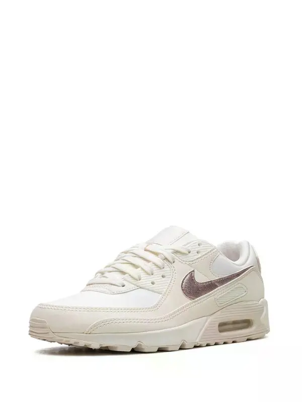 Nike Max 90 Sail Pink Oxford Leather Sneakers - Neutrals