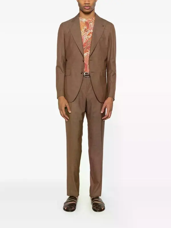 Tagliatore Single-breasted Suit - Brown