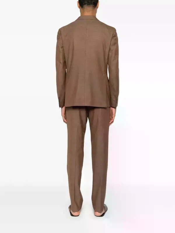 Tagliatore Single-breasted Suit - Brown