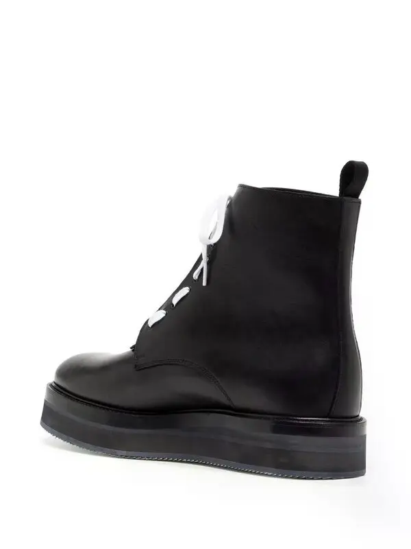 NICOLAS ANDREAS TARALIS Lace-up Leather Ankle Boots