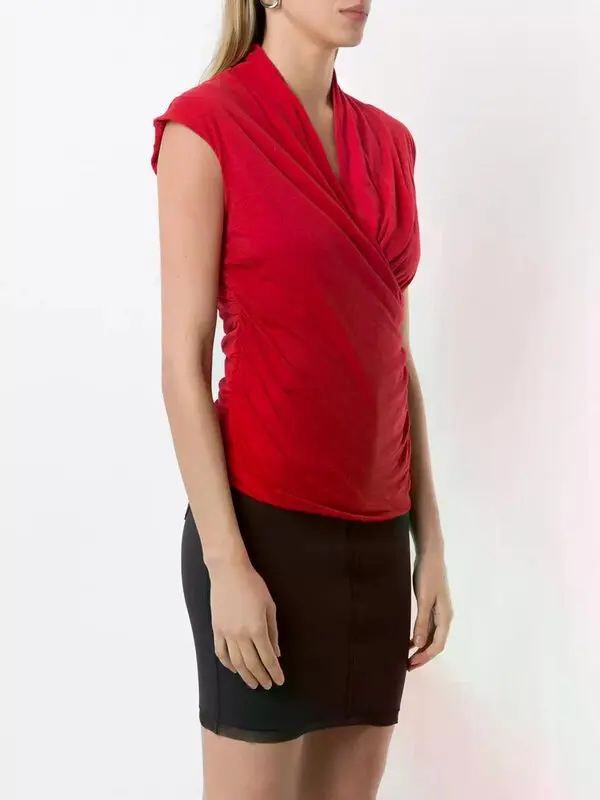 AMIR SLAMA Draped Blouse