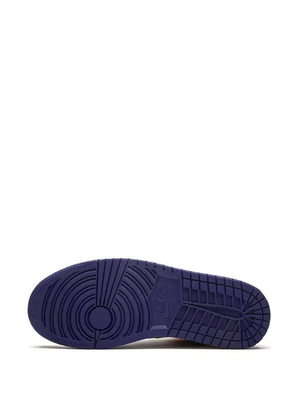 JORDAN Air 1 Mid Royal/laser Orange Sneakers - Blue