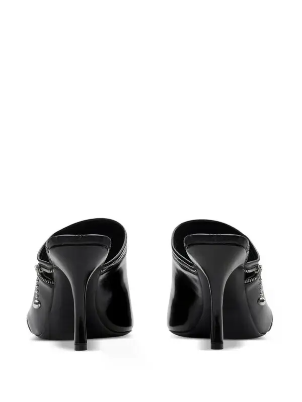Burberry Peep 85mm Leather Sandals
