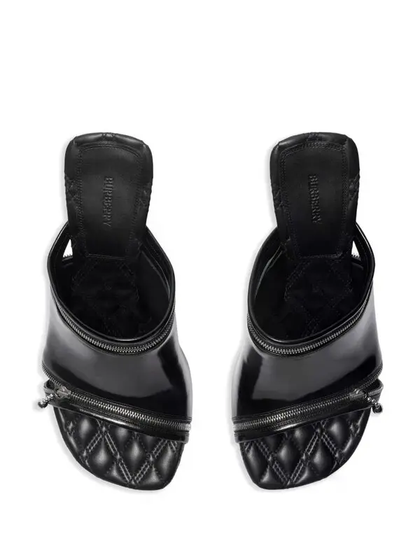 Burberry Peep 85mm Leather Sandals