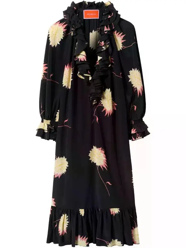 La DoubleJ Hey Jude Midi Dress - Black