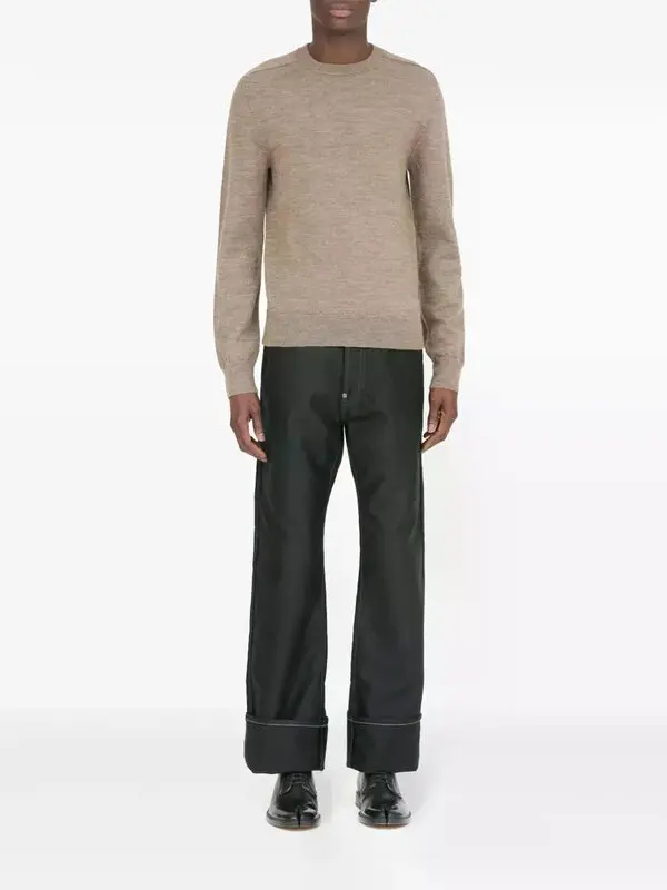 MAISON MARGIELA Elbow-patch Fine-knit Cardigan