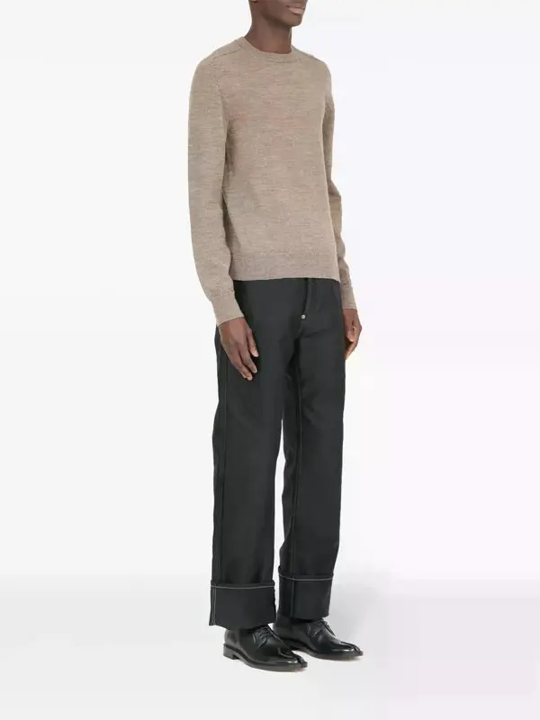 MAISON MARGIELA Elbow-patch Fine-knit Cardigan