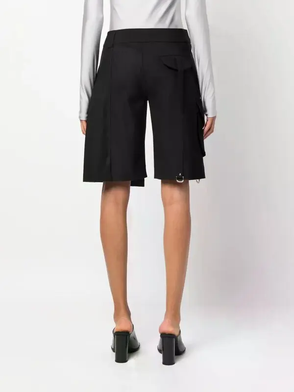 Off-White Pleated Cargo Shorts