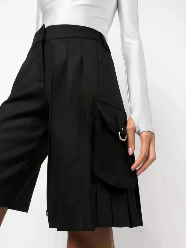 Off-White Pleated Cargo Shorts
