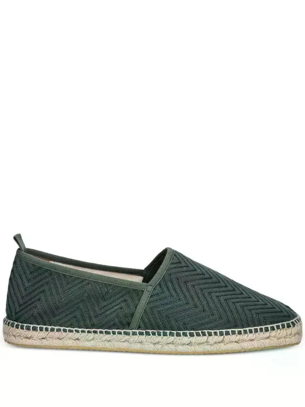 Missoni Corfu Herringbone Espadrilles - Green