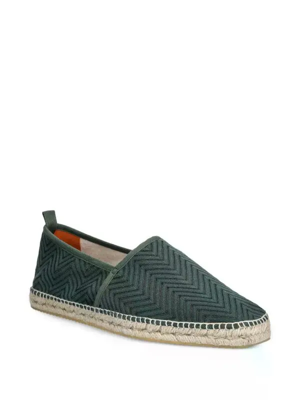 Missoni Corfu Herringbone Espadrilles - Green