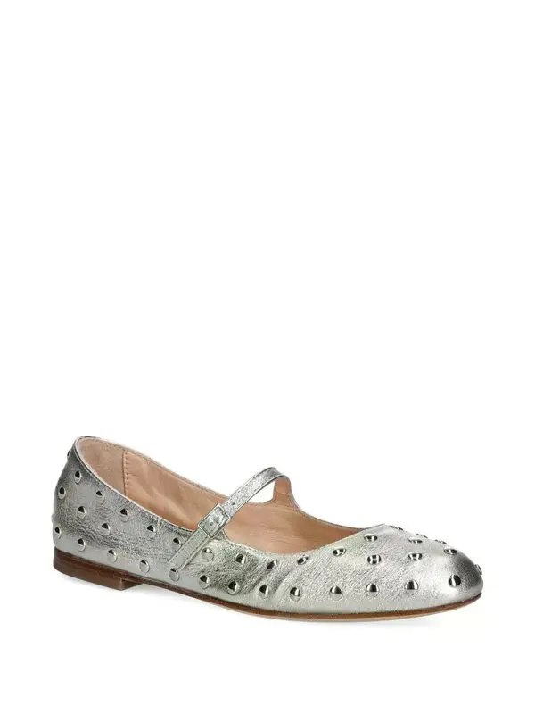 Agl Tone Buckled Ballet Flats