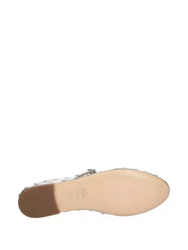 Agl Tone Buckled Ballet Flats