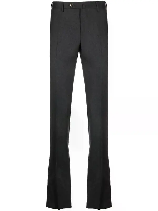 PT TORINO Slim-cut Tailored Trousers - Grey