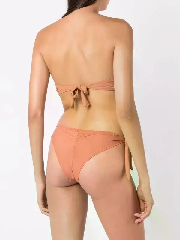 AMIR SLAMA Gathered-detail Bandeau Bikini