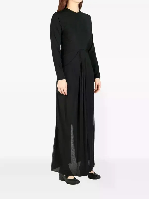 THE ROW Draped Detail Maxi Dress