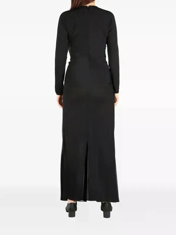 THE ROW Draped Detail Maxi Dress