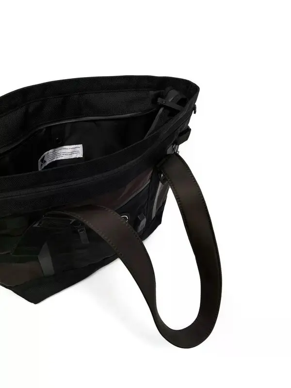 MAKAVELIC Contrasting-panel Tote Bag With Strap Detail