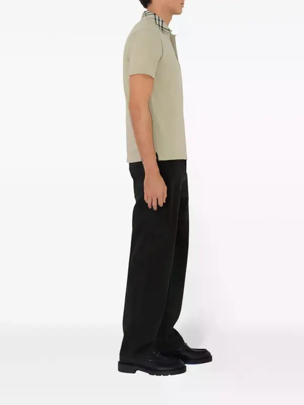 Burberry Cotton Polo Shirt - Neutrals