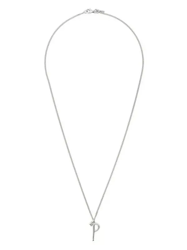 Emanuele Bicocchi Alphabet Pendant Necklace