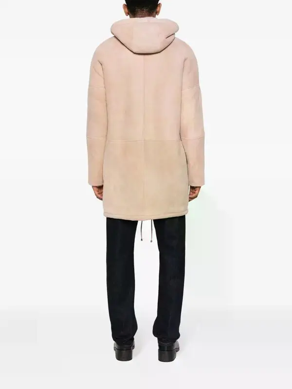 GIORGIO BRATO Shearling-trim Hooded Jacket