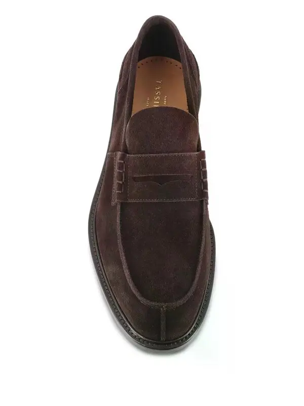 TASSINARI Suede Penny Loafers - Brown