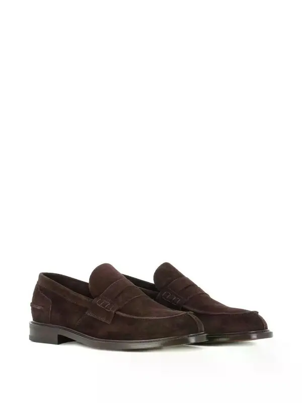 TASSINARI Suede Penny Loafers - Brown