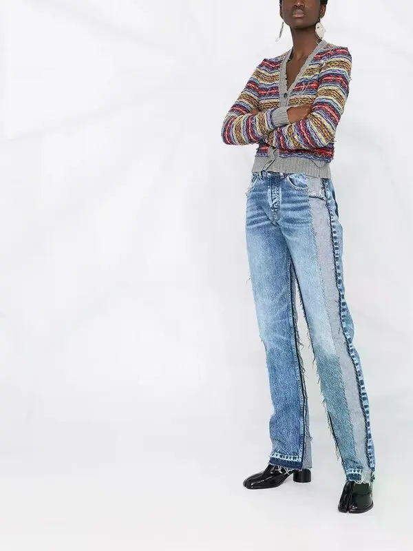 MAISON MARGIELA Paneled High-rise Jeans
