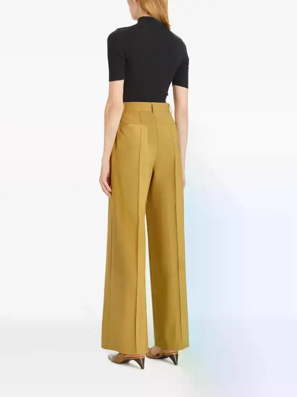 Tory Burch Wide-leg Wool Trousers