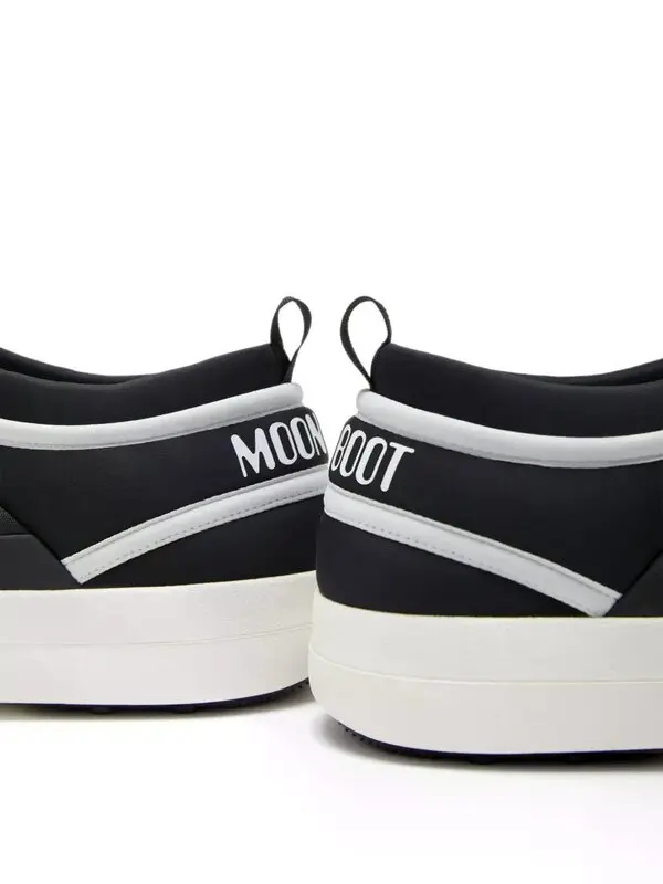 Moon Boot Park Icon Logo-print Sneakers - Black