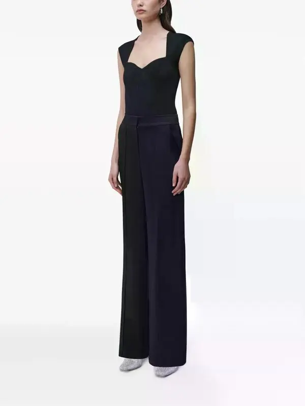 Simkhai Kyra High-waisted Crepe Trousers